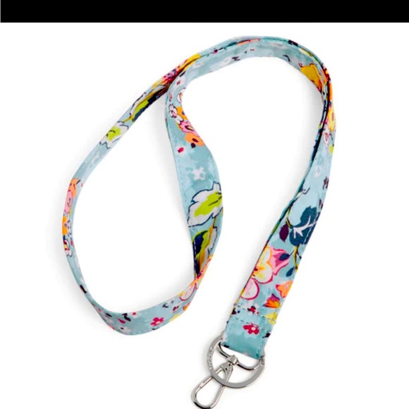 Vera Bradley | Accessories | Vera Bradley Wide Lanyard Floating Garden ...